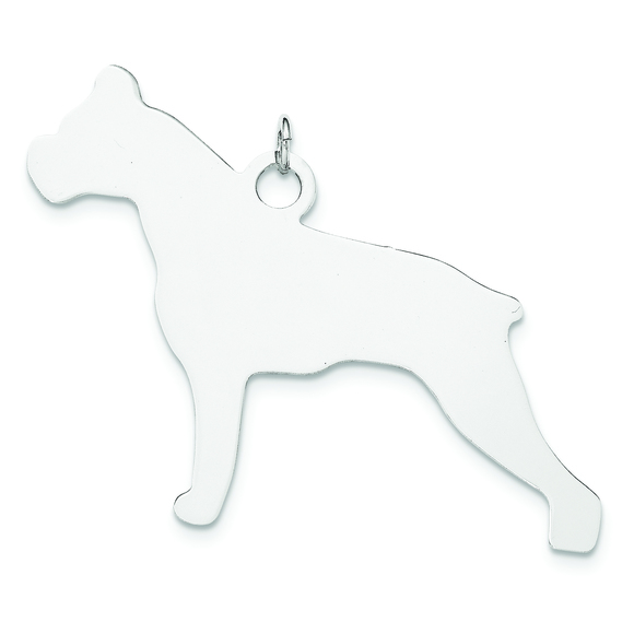 Hail Mary Gifts | Jewelry | Ss Toni Tails Engraveable Large Boxer Disc ...